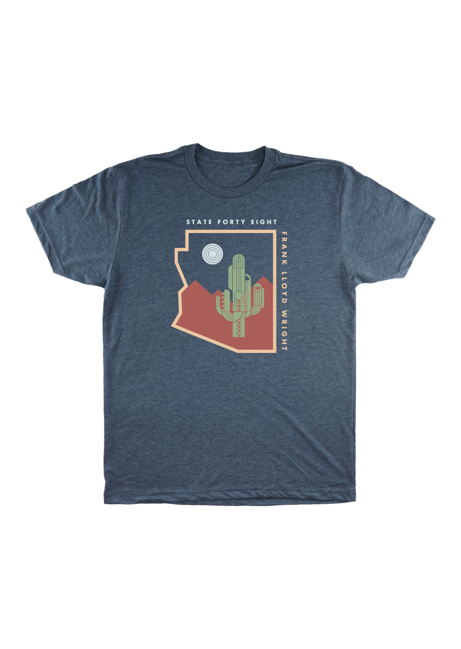 State Forty Eight Saguaro Tee – Frank Lloyd Wright Foundation