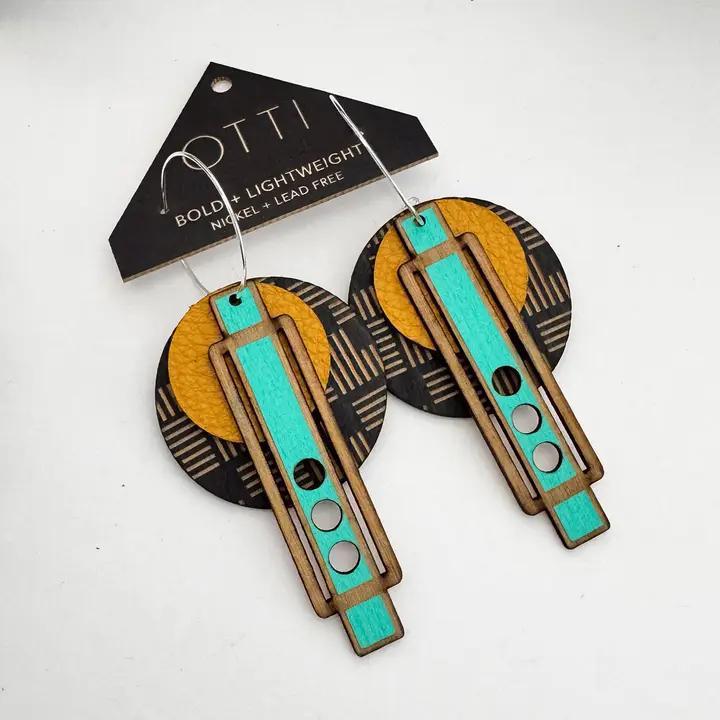 Architectural Wright Geo Earrings – Frank Lloyd Wright Foundation