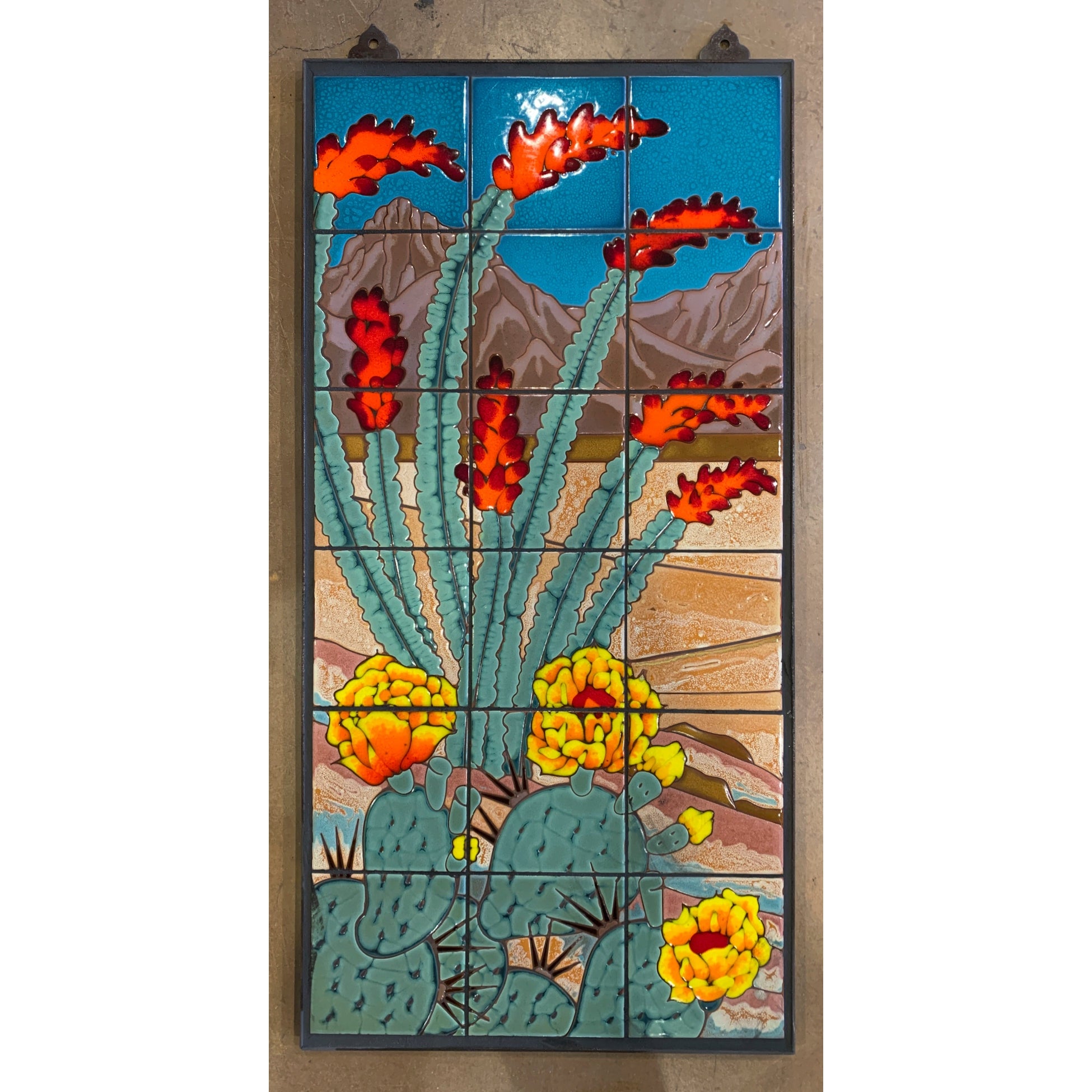 DS Ocotillo with Full Background 18" x 36" Mural – Frank Lloyd Wright ...