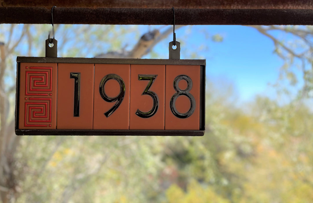 House Number Tile Frames – Frank Lloyd Wright Foundation