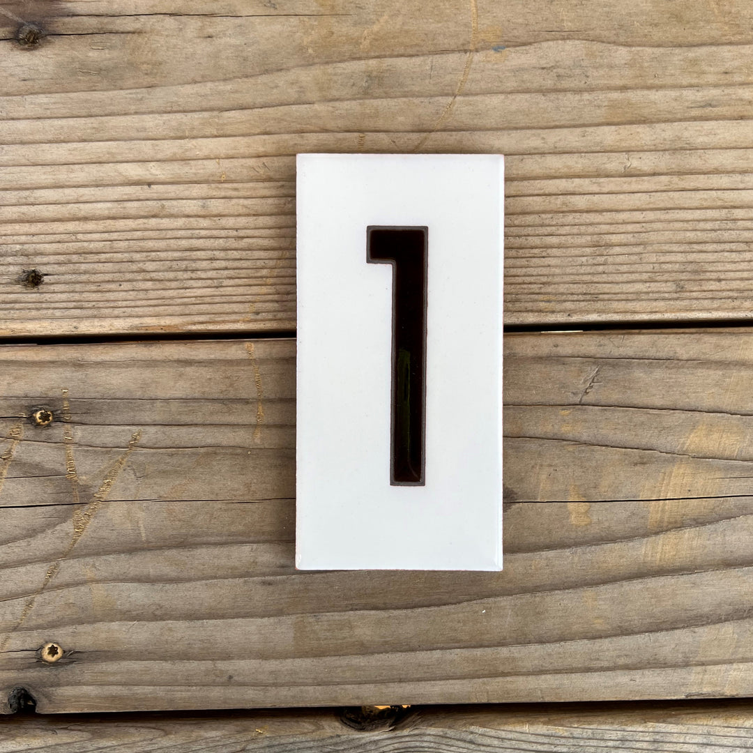 Taliesin West House Number 3" x 6" Tiles - White – Frank Lloyd Wright ...