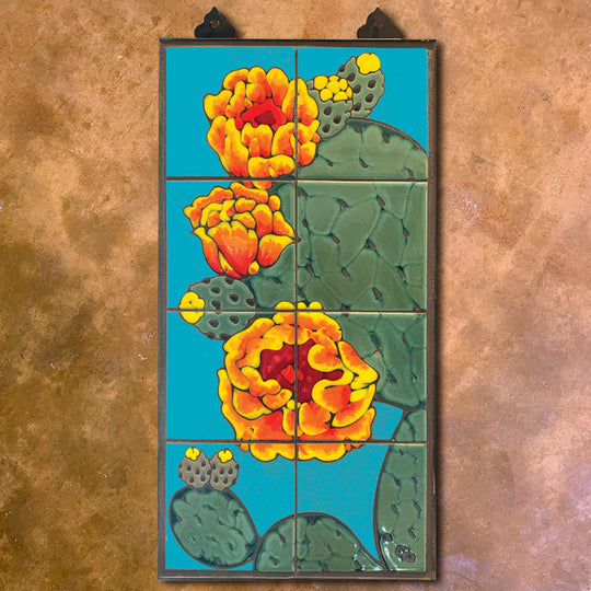 DS Prickly Pear on Seamist 12" x 24" Mural – Frank Lloyd Wright Foundation