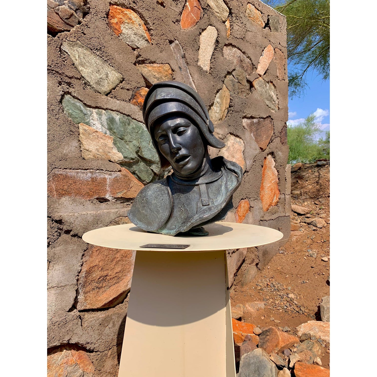 St. Joan of Arc Bust Sculpture by Heloise Crista – Frank Lloyd Wright ...