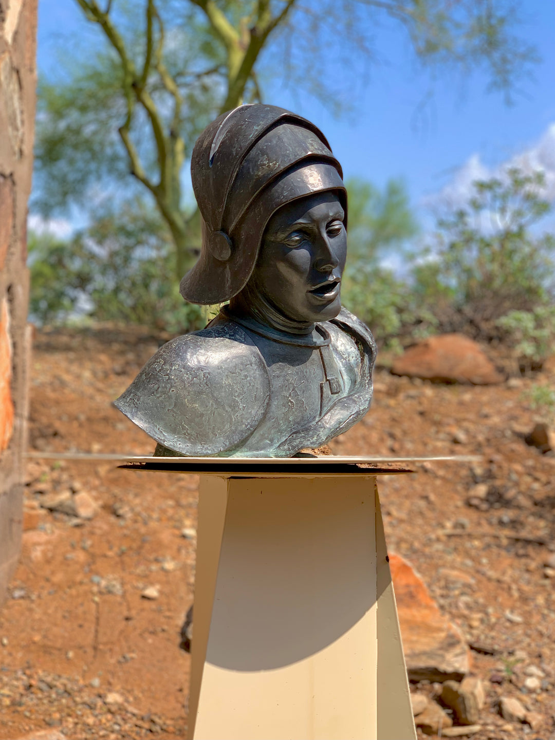 St. Joan of Arc Bust Sculpture by Heloise Crista – Frank Lloyd Wright ...