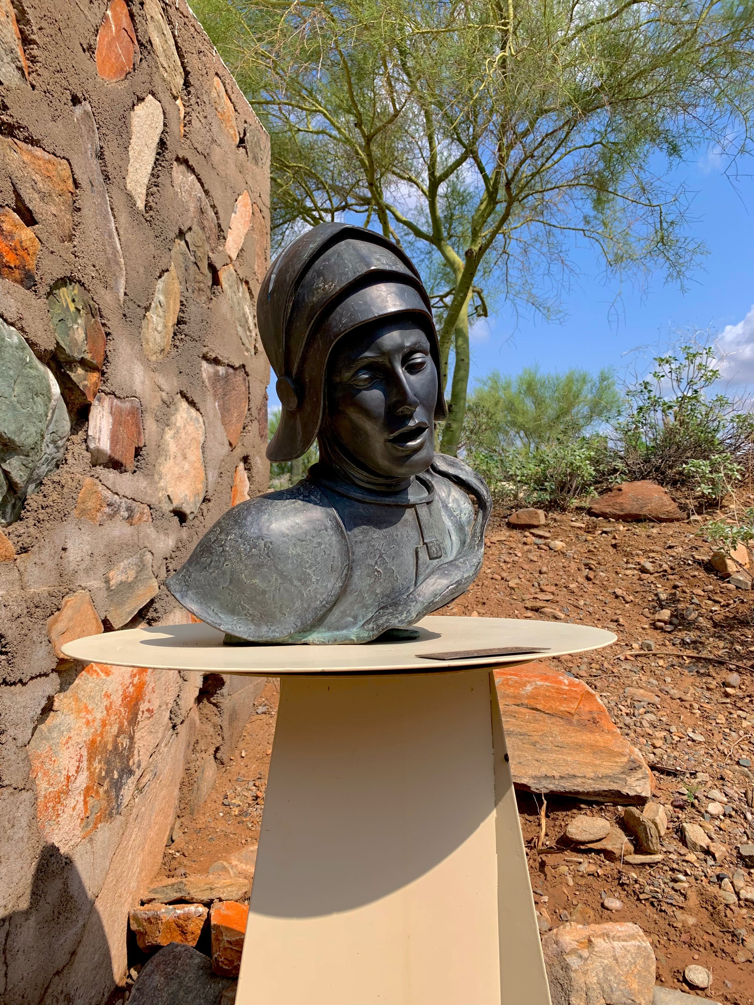 St. Joan of Arc Bust Sculpture by Heloise Crista – Frank Lloyd Wright ...