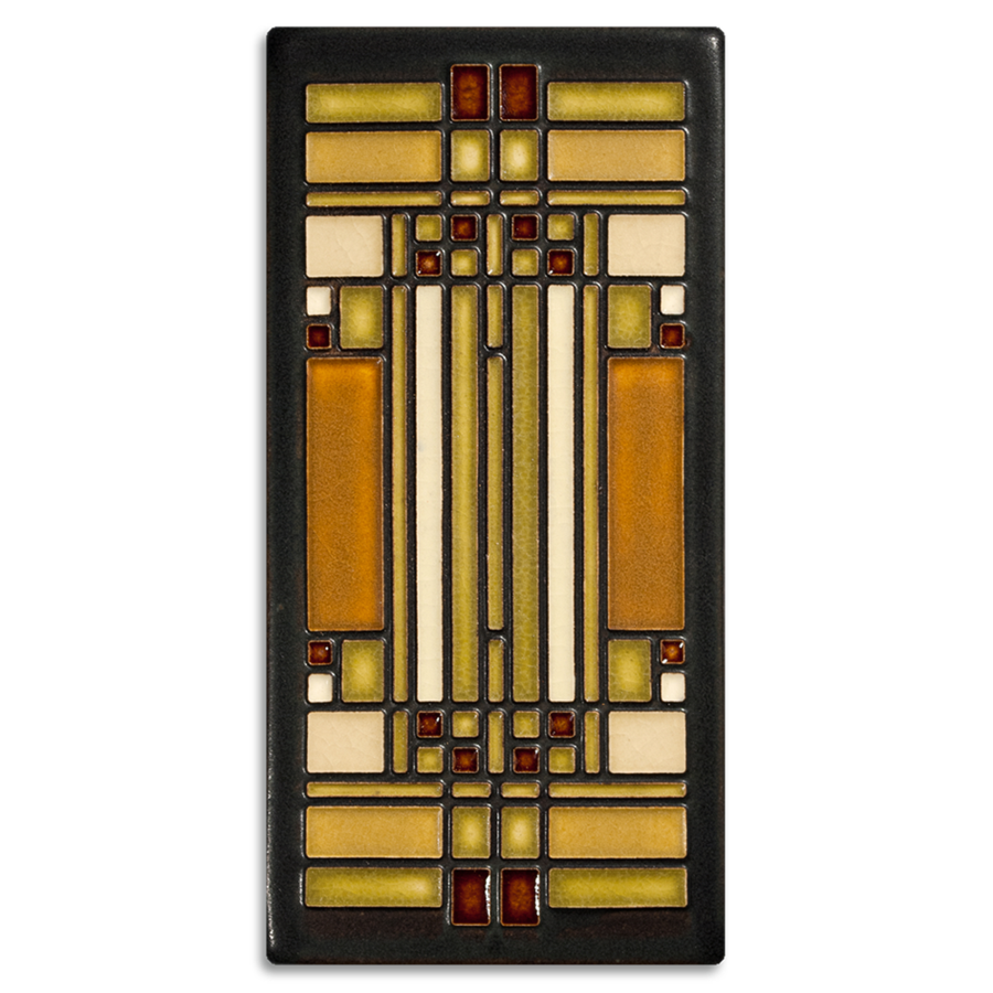Oak Park Skylight Brown 4" x 8" Motawi Tile – Frank Lloyd Wright Foundation